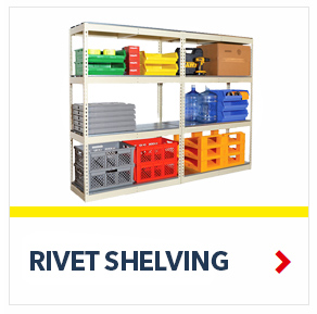 All Shelving here by SSI Schaefer. Rivet Shelving, Wire Shelving, R3000 ...