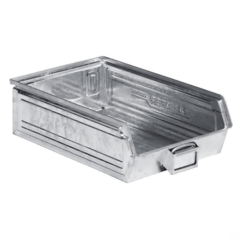 Schaefershelving.com | 14/7-2H LF Hopper Stackable Steel Bin Galvanized ...