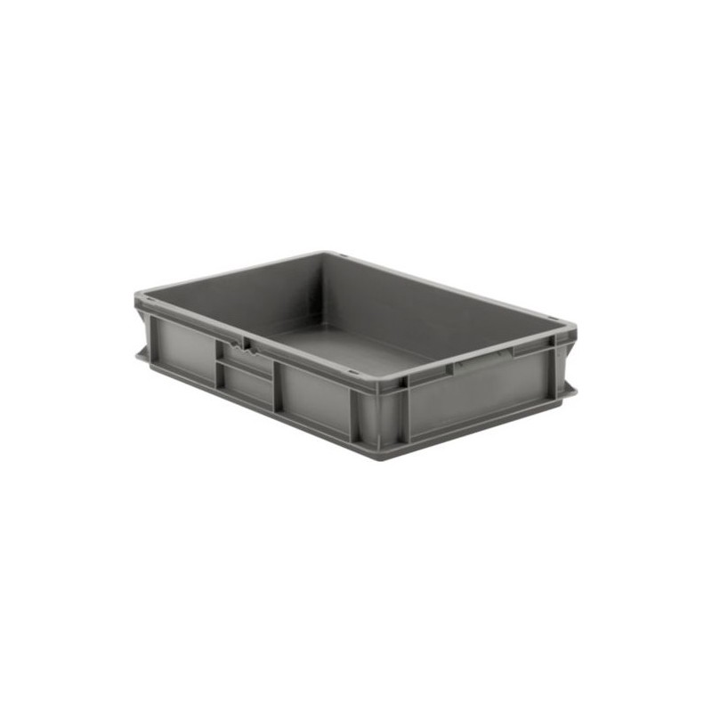 EF Stackable Container Solid Base/Sides 23.7"L x 15.8"W x 4.8"H ...