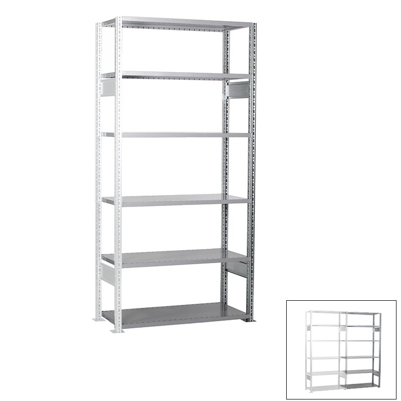 Schaefershelving.com | 98"H x 51"W x 32"D R3000 Heavy Duty Add-on Open ...