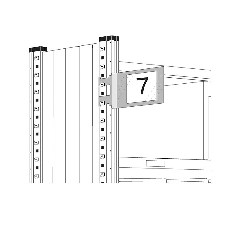 Schaefershelving.com | Aisle Marker for R3000 Industrial Shelving ...